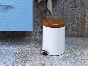 ALDA Pedálový odpadkový koš Sherwood Freedom Fresh bílá / 20 l / lakov