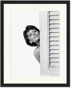 Ručně vyrobený zarámovaný obrázek Sophia Loren