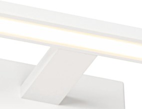 Nástěnné svítidlo bílé 41,5 cm vč. LED IP44 - Jerre