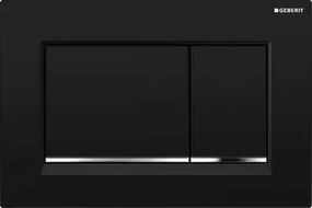 Geberit Sigma20 - Ovládací tlačítko splachování černá/chrom