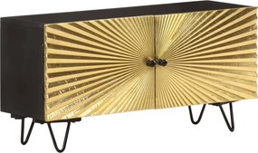 TV stolek 90 x 30 x 45 cm masivní mangovníkové dřevo 322681