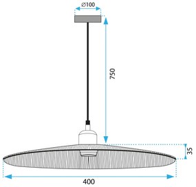 Toolight Stropní svítidlo APP1311-1CP