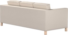 Potah na pohovku IKEA  Karlanda 3-místná nerozkládací, krátký barva šedá látka pletený vzor