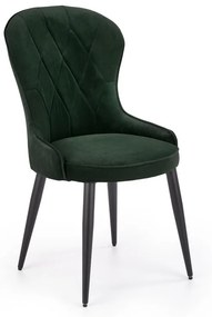 Jídelní židle K366 Halmar Tmavě zelená