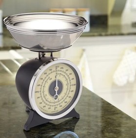 Kitchen Craft Mechanická kuchyňská váha Black - 2 kg, černá barva, kov