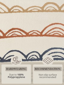Hanse Home, Dětský koberec Adventures 106431 Cream Multicolor, 120x170, vícebarevná, dětský pokoj
