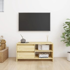 TV stolek 80 x 31 x 39 cm masivní borové dřevo