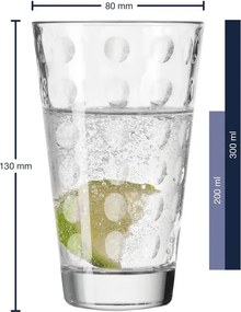 Leonardo sklenice Optic 300 ml 6 ks