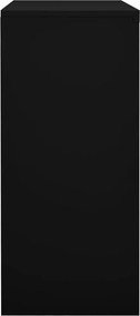 vidaXL Kancelářská skříň posuvné dveře 90x40x90 cm ocel [335952] Barva: Černá