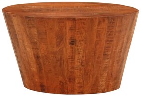 Konferenční stolek Ø 52x30 cm masivní hrubé mangovníkové dřevo - Default Title