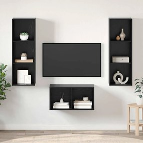 Sestava TV skříněk Černý dub Kompozitní dřevo 3393364