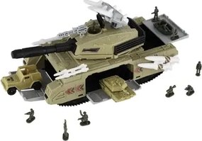 TEDDIES Tank s doplňky 13x25 cm / Plast / Na volný chod / od 3 let