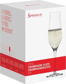 Sklenice na šampaňské Style 4 ks