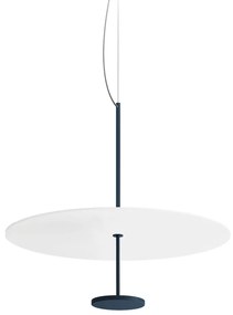 Linea Light CA087DLUWDI Stilo_P, závěsné svítidlo pro nepřímé osvětlení, 21W LED 3000K, bílá/modrá, prům. 54,5cm