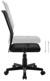 Petromila Kancelářská židle černá 44 x 52 x 100 cm síťovina textil