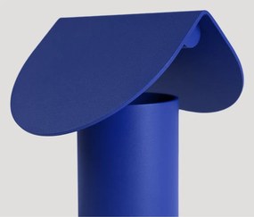 Tmavě modrá hliníková LED stolní lampa (výška 15 cm) BISCUIT – Thoro