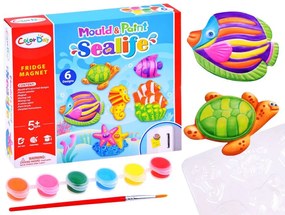 Color day Kreativní sada Vyrob si sám magnetky Mořský svět DIY