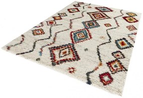 Hanse Home, Kusový koberec Nomadic 102693 Geometric Creme, 160x230, vícebarevná, ložnice