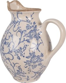 Keramický džbán s modrými květy Henria M - 21*16*24 cm