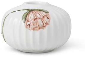 Bílý porcelánový svícen Kähler Design Poppy, ø 7,5 cm