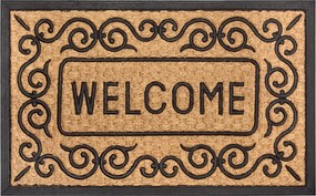 Hanse Home, Rohožka Welcome 105686 - na ven i na doma, 45x75, hnědá, chodba / předsíň
