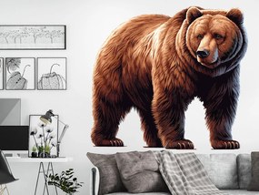 Nalepte.cz Medvěd arch 45 x 41 cm