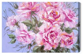 Obraz Kytice Růží Jako Malovaná Nedostatek Nedostatek Plátno Canvas 100x70