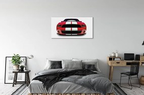 Obrazy na plátně Červené sportovní auto 120x60 cm