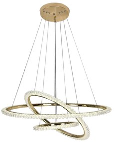 Toolight Moderní designové LED osvětlení G036-CP zlatá
