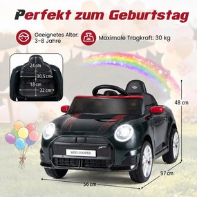 Costway Dětské autíčko 12 V BMW Mini Design Elektrické autíčko