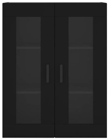 Skříň highboard černá 69,5 x 34 x 180 cm kompozitní dřevo - Default Title