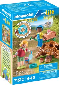 Set figurek a příslušenství playmobil 71512 péče o ježky