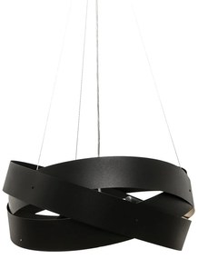 Designový lustr Tornado 50 černá