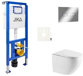Závěsný wc set do lehkých stěn / předstěnová SAT SIKOJSREX67CR