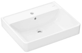 Hansgrohe Xanuia Q - Umyvadlo 60x48 cm, s přepadem, otvor pro baterii, bílá 60243450