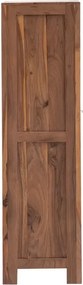 furniture-nabytek.cz - Vysoká komoda s vinotékou Osvaro - Stříbrné úchytky