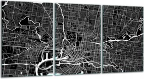 Skleněná Deska Na Krájení Deska 3x30x52 Mapa Tvrzené Sklo Kuchyně 7v1