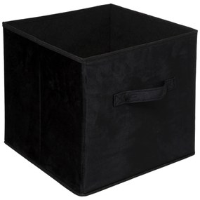 Úložný box Soft, 31x31x31 cm, černá