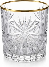 BOHEMIA PRESTIGE FIORE GOLD SKLENICE NA WHISKY 320 ML SADA 6 KS