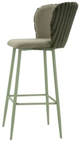Designová barová židle Bechora II zelená
