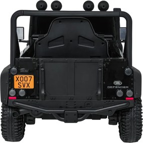 Elektrické autíčko Land Rover Defender 110 SVX černé