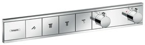 Hansgrohe Rain Select - Podomítkový termostatický modul pro 4 spotřebiče, chrom 15382000