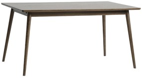 OnaDnes -20% Tmavě hnědý dubový jídelní stůl Unique Furniture Barrali 150 x 90 cm