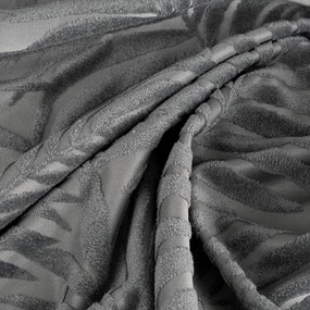 ZÁVĚS NA KROUŽCÍCH LIVIA 140X250 CM ŠEDÁ