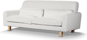 Potah na pohovku IKEA Nikkala krátký barva béžová látka pletený vzor