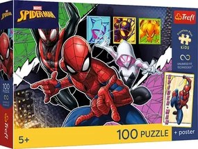 TREFL Puzzle Premium Plus Kids Spiderman / 100 dílků