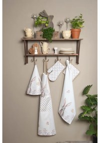Kuchyňská zástěra s motivem králíků Rustic Easter Bunny – 70x85 cm