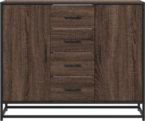 Příborník hnědý dub 92 x 35 x 76 cm kompozitní dřevo 3300829