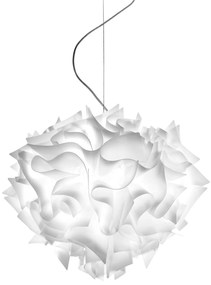 Slamp Veli opal large, závěsné svítidlo z bílého opalflexu, 4x12W E27, šířka 60cm