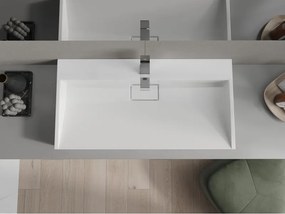 Mexen Ava umyvadlo na desku z kompozitu 1/O 90 x 46 cm, bílá - 23019001